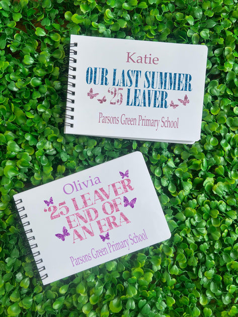 Personalised School Leavers Book – Super Sweet Party Boutique